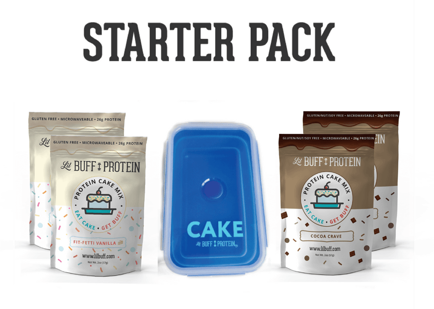 STARTER PACK – Lil Buff Protein Cake Mix